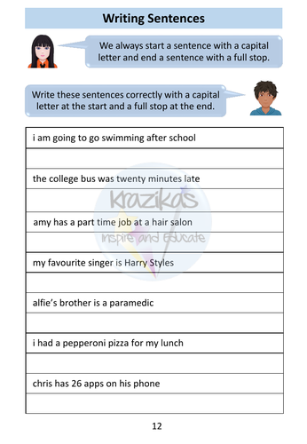 English Functional Skills Entry Level 1 Writing Workbook | Teaching ...