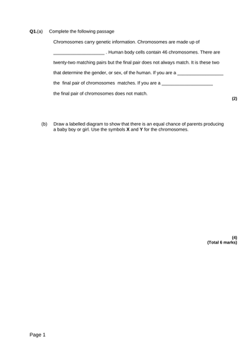 AQA GCSE Biology (9-1) B13.8 - More about genetics FULL LESSON ...