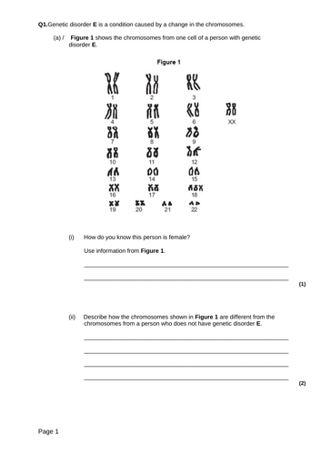 AQA GCSE Biology (9-1) B13.10 - Screening for genetic disorders FULL ...