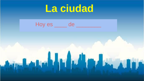 La ciudad y el transporte and the verb IR (remote and in-person ...