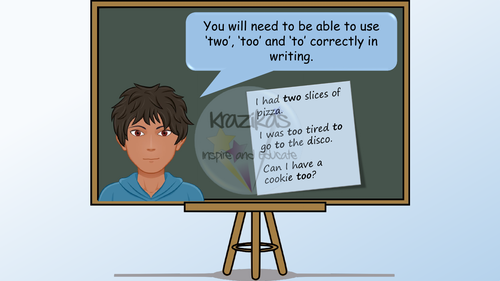 Functional Skills English - Entry Level 1 - Homophones - Two, Too, To ...