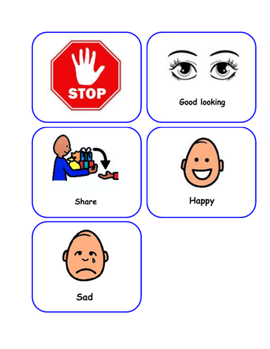 Pecs Behaviour Visuals | Teaching Resources