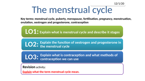 EDEXCEL CB7c The menstrual cycle | Teaching Resources