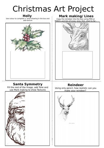 Christmas Art Intro | Teaching Resources