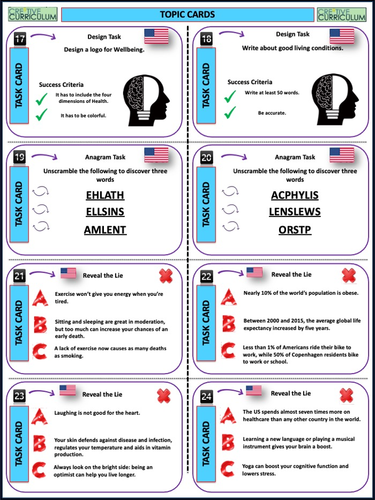 Health & Wellbeing | Teaching Resources