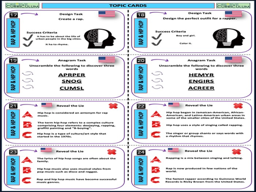 Rap Hip Hop Music | Teaching Resources