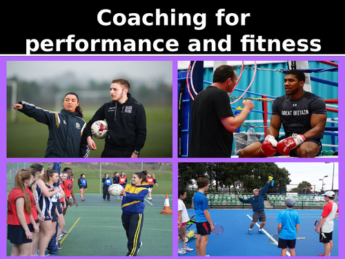 BTEC Level 3 Sport & Exercise Science: Unit 6 – Coaching for ...