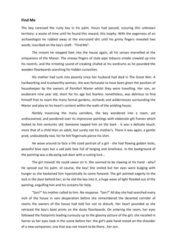 ks3-english-reading-comprehension-lesson-plan-05-find-me