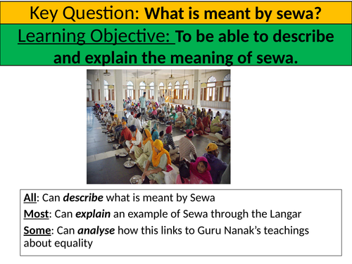 Complete Sikhism unit-Year 7 | Teaching Resources