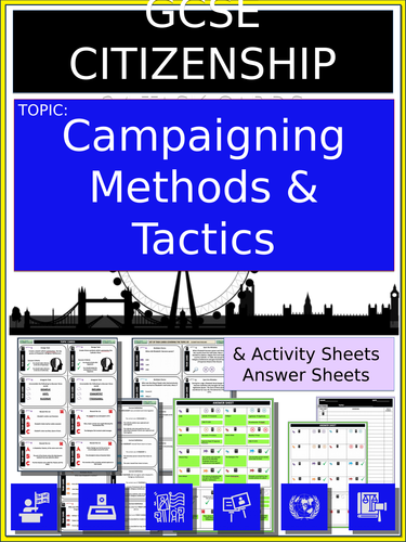 Campaigning methods + Tactics | Teaching Resources