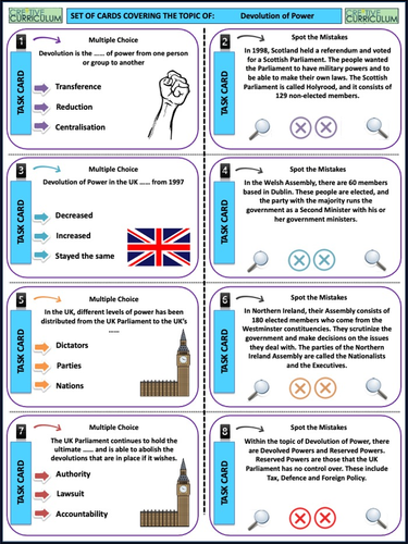 Devolution of power | Teaching Resources