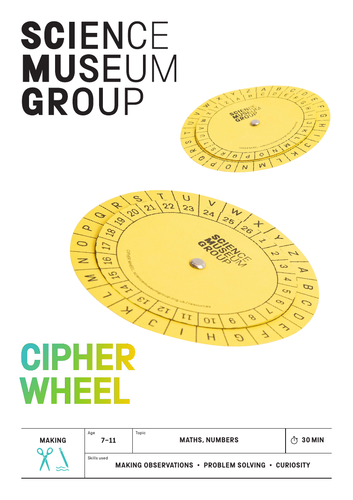 Cipher Wheel - Science Museum Group STEM Activity | Teaching Resources