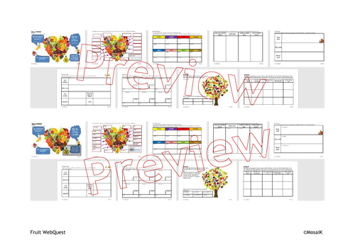 Fruit WebQuest | Teaching Resources