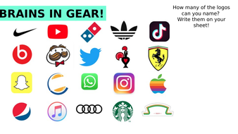 KS3 D&T Logos COVER LESSON - Graphics | Teaching Resources