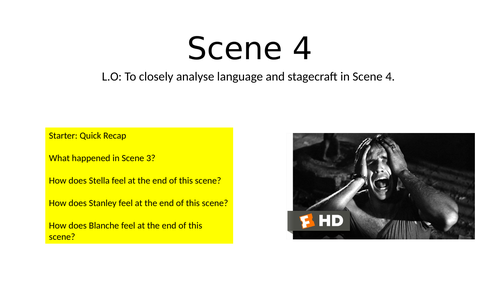 A Streetcar Named Desire | Teaching Resources