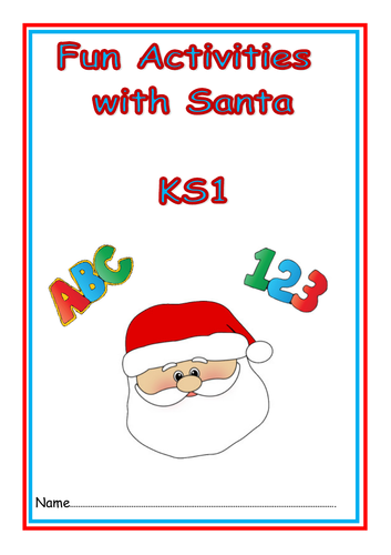 KS1 Fun with Santa Problem Solving Activity Booklet | Teaching Resources