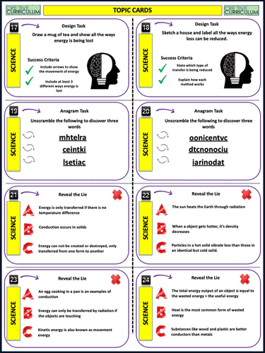 Energy | Teaching Resources