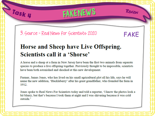 Fake News KS2 | Teaching Resources