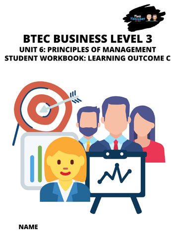 BTEC Business Unit 6: Principles of Management Learning Aim C ...