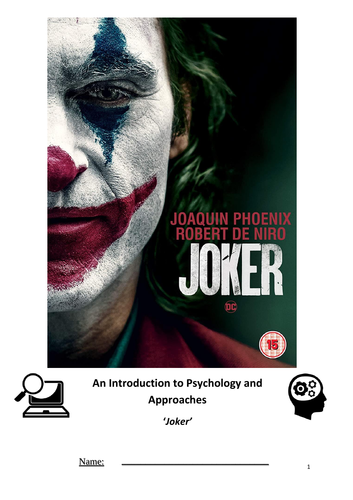 Approaches in Psychology: Joker' | Teaching Resources