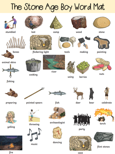 The Stone Age Boy by Satoshi Kitamura- Drama, Sequencing, Planning ...