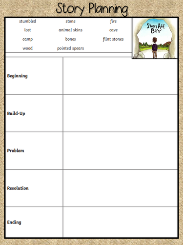 The Stone Age Boy by Satoshi Kitamura- Drama, Sequencing, Planning ...