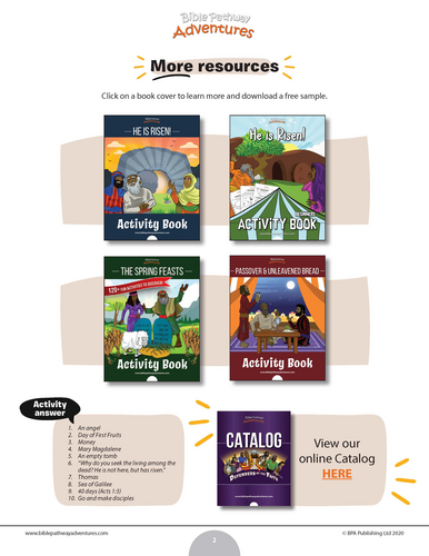 FREEBIE: The Resurrection Bible quiz | Teaching Resources