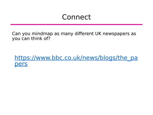 Eduqas Media- Newspapers- The Guardian and The Sun | Teaching Resources