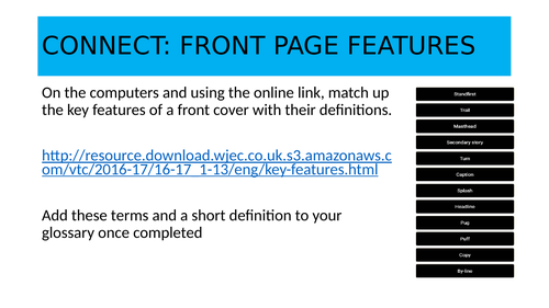Eduqas Media- Newspapers- The Guardian and The Sun | Teaching Resources
