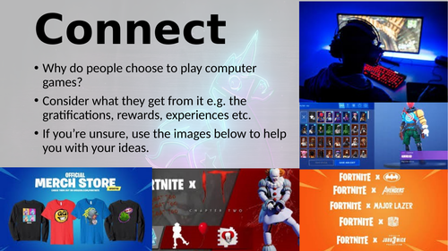 Eduqas Media GCSE- Video Games- Fortnite | Teaching Resources