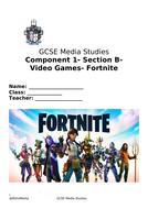 Eduqas Media GCSE- Video Games- Fortnite | Teaching Resources