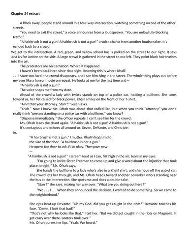 The Hate U Give Novel - Full Scheme of Work | Teaching Resources