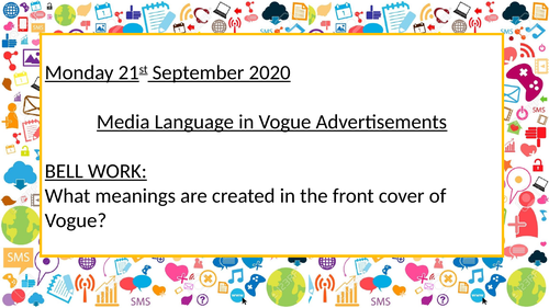 EDUQAS A-Level Media Studies: Vogue and The Big Issue | Teaching Resources