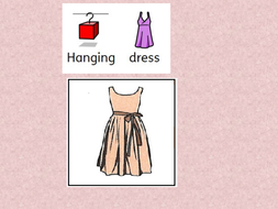 Folding and hanging clothes - Visual step by step 7 worksheets and 7 ...