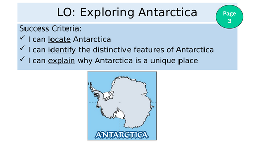 KS3 Antarctica SoW | Teaching Resources