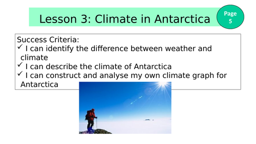 KS3 Antarctica SoW | Teaching Resources