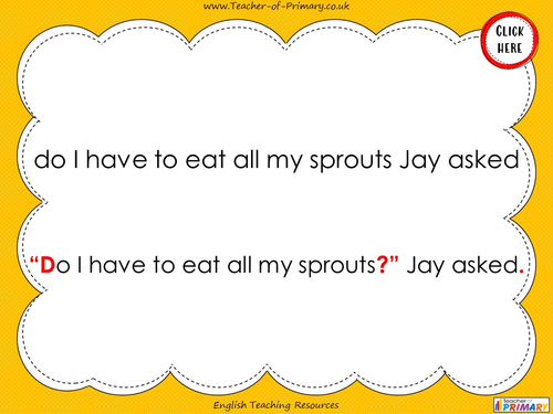 Direct Speech - Year 3 and 4 | Teaching Resources