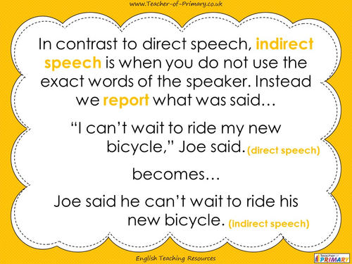 Direct Speech - Year 3 and 4 | Teaching Resources