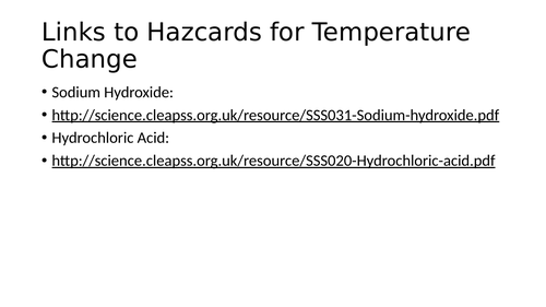 Temperature Changes Required Practical AQA Lesson | Teaching Resources Temperature Changes Required Practical AQA Lesson | Teaching Resources