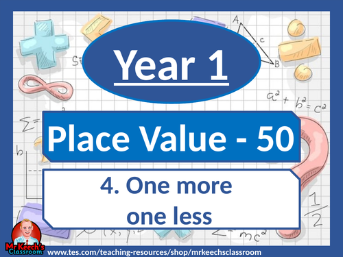 Year 1 - Place Value Within 50 - One more one less - White Rose Maths ...