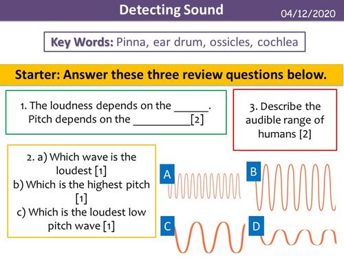Detecting Sound | Teaching Resources