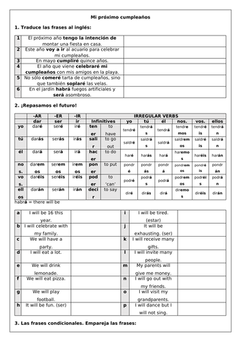 Spanish Mi cumpleaños / my birthday | Teaching Resources
