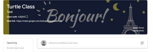 French animated Google Classroom headers banners | Teaching Resources