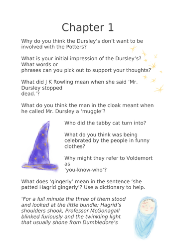 Harry Potter: Philosopher's stone activities | Teaching Resources