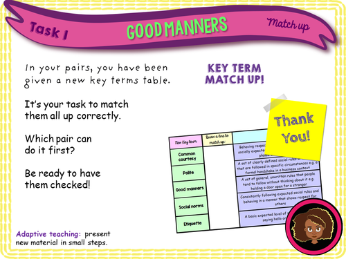 Courtesy and Manners | Teaching Resources
