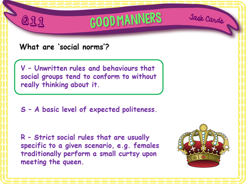 Courtesy and Manners | Teaching Resources