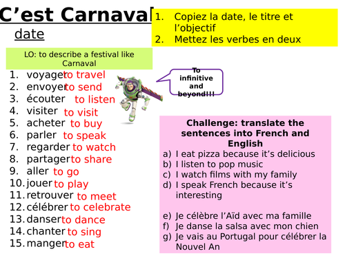 Year 8 French - Dynamo 2 - Module 2 Les Fêtes | Teaching Resources