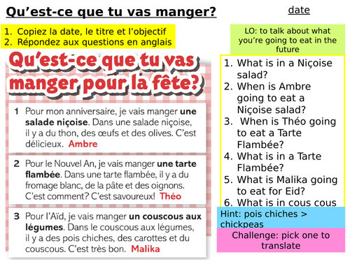 Year 8 French - Dynamo 2 - Module 2 Les Fêtes | Teaching Resources