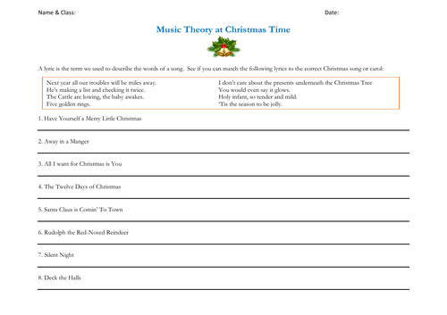 Christmas Music Activities Bundle for Secondary Music Classes ...