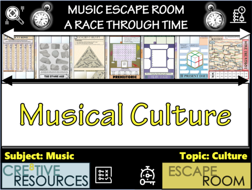 Musical Culture + Bhangra Escape room | Teaching Resources
